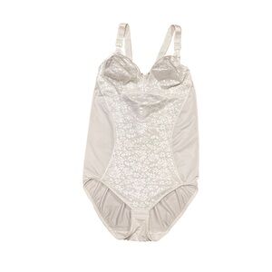 Bali | Intimates & Sleepwear | Bali White Lace Bodysuit Floral Lace ...